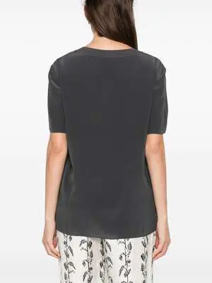 JOSEPH Soie Rubin T-shirt - Grey