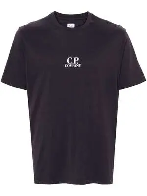 C.P. COMPANY Logo-print T-shirt Purple