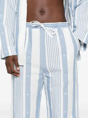 Givenchy 4g Stripes Trousers - Blue
