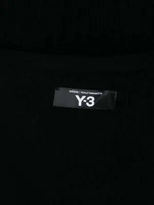 Y3 Logo-print Sleeve Scarf - Black