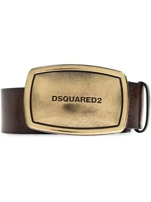 Dsquared2 Gold Tone Belts For Men