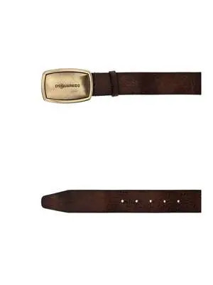 Dsquared2 Logo-plaque Buckle Belt