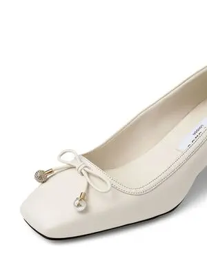 JIMMY CHOO 45mm Elme Nappa Leather Pumps