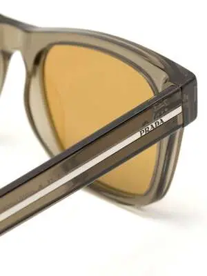 Prada Square-frame Sunglasses - Neutrals