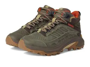 Merrell Moab Speed 2 Leather Mid Waterproof Hiking Boots - Olive