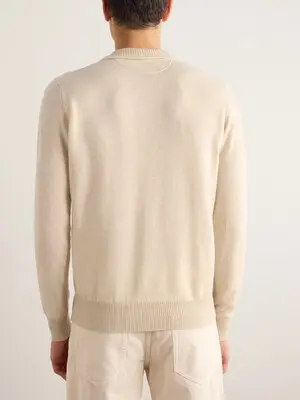 Loro Piana Roadster Cashmere Half-zip Sweater - Neutrals