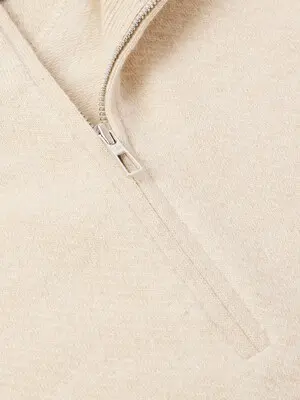 Loro Piana Roadster Cashmere Half-zip Sweater - Neutrals