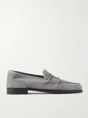 John Lobb Bath Suede Loafers