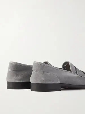 John Lobb Bath Suede Loafers