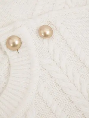 REISS Libby Wool-cashmere Cable Knit Jumper