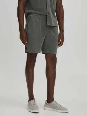 Paige Terry Drawstring Shorts - Grey