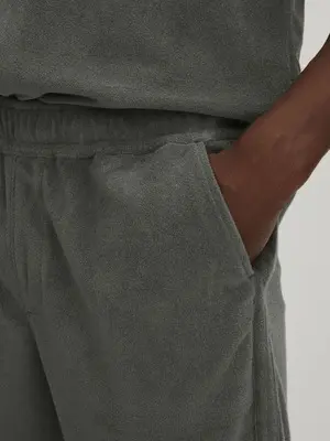 Paige Terry Drawstring Shorts - Grey
