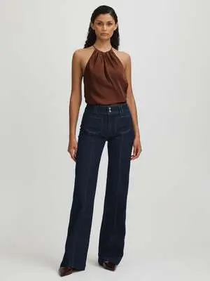 Paige Leenah Wide Leg Jeans - Catania Blue