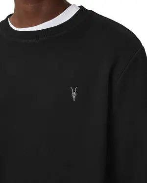 ALLSAINTS Raven Regular Fit Sweatshirt - Black