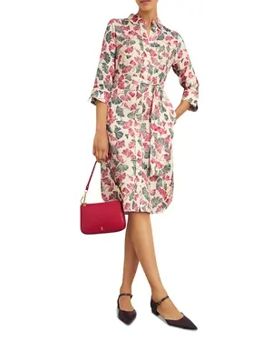 HOBBS LONDON Francis Printed Shirt Dress
