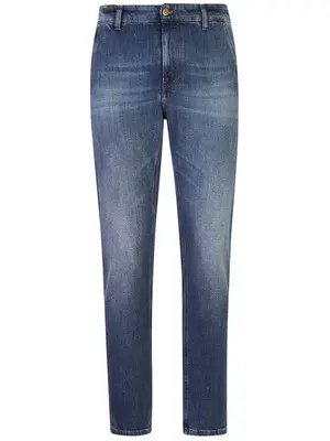 PT TORINO Mid-rise Slim-fit Jeans - Blue