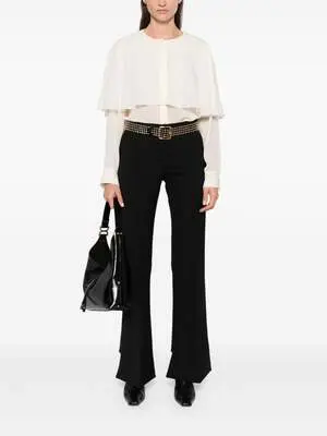 Chloé Wool Flared Trousers