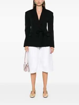 Valentino Garavani Bow-embellished Double-breasted Blazer