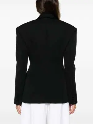 Valentino Garavani Bow-embellished Double-breasted Blazer