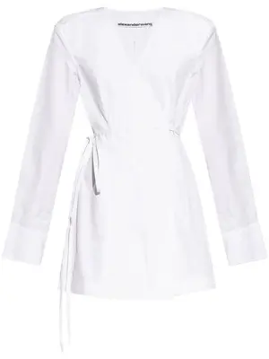 ALEXANDER WANG Alexander Wang Slit-Detailing Wrap Dress