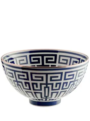 GINORI 1735 Labyrinth Porcelain Bowl - White