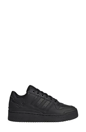 Adidas Forum Bold 3-stripes Basketball Sneaker - Black/black/white
