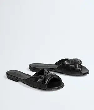 Bottega Veneta Blink Flat Mule - Black