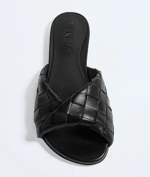 Bottega Veneta Blink Flat Mule - Black