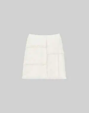 Lafayette 148 New York Bouclã© Tweed Patchwork Mini Skirt