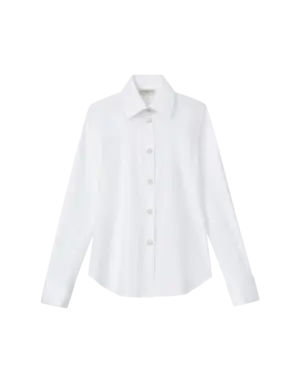 Lafayette 148 New York Stretch Cotton Slim Shirt