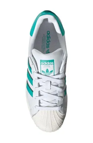 Adidas Superstar Sneaker - White/cloud White/mint Rush