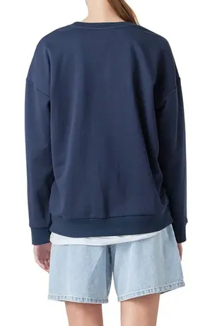 GREY LAB Paris Sequin Sweatshirt