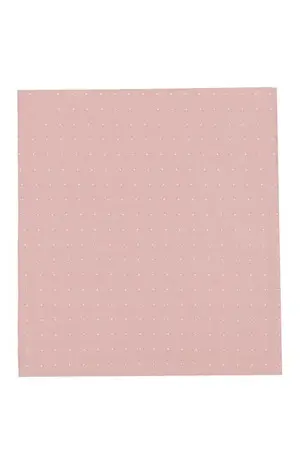 BROOKLYN BRIGADE Dot Cotton Pocket Square - Rose Quartz
