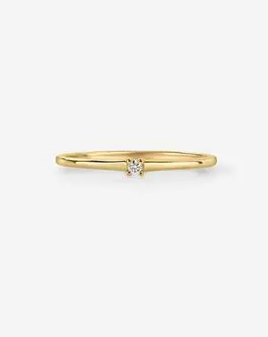 Ring Concierge Petite Single Round Diamond Ring
