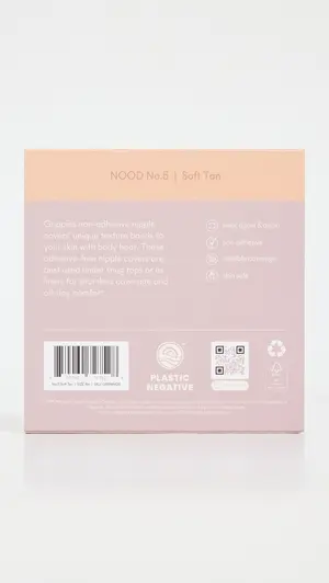 NOOD NEW YORK No Show Grippies Non Adhesive Covers - No. 5 Soft Tan