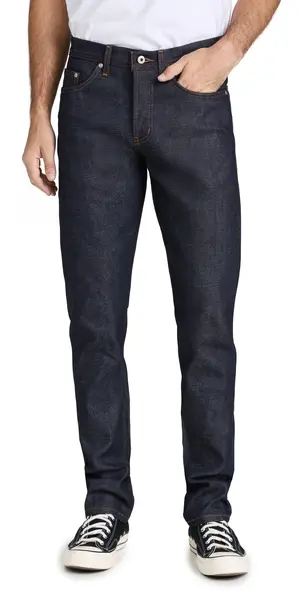 Naked & Famous Denim Logo Jeans For Men