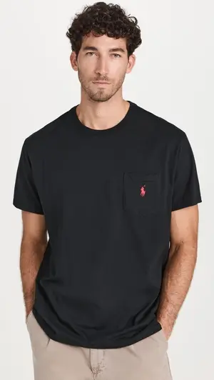 Polo Ralph Lauren Classic Fit Pocket Tee - Black