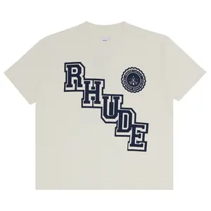 Rhude Collegiate Crest Tee - White