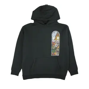 WHO DECIDES WAR Stained Glass Hoodie - Black