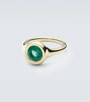 OCTAVIA ELIZABETH Lenny 18kt Ring With Emerald - Gold