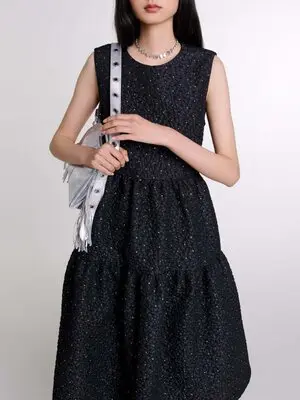 Maje Rhinestone Maxi Dress
