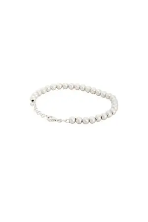 STONE AND STRAND Silver Ball Bracelet