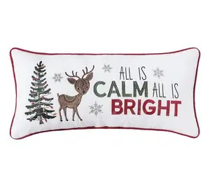 VALERIE PARR HILL Calm & Bright Reindeer Pillow Valerie - One-color