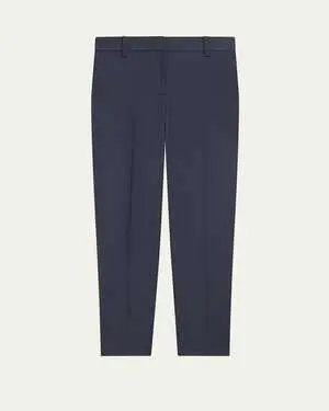 Theory Theory Treeca Traceable Wool Slim Trousers - Ash Blue