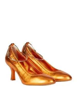 Casadei Leather Pumps With Glitter Detailing