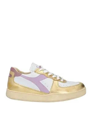 DIADORA HERITAGE Low-top Leather Sneakers - Gold