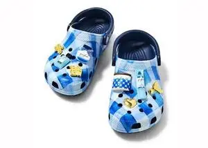 CROCS Classic Clog Bath & Body Works Gingham - Blue