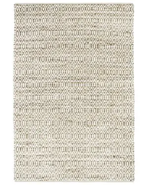 Miss Amara Miss Amara Stella Diamond Jute Rug - Brown