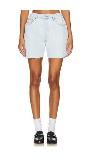 ALIGRACE Vintage Maternity Baggy Short In Blue
