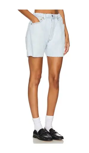ALIGRACE Vintage Maternity Baggy Short In Blue